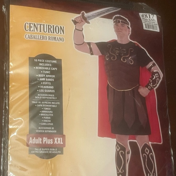 Other | Adult Roman Centurion Costume Adult Plus Xxl 4852 | Poshmark